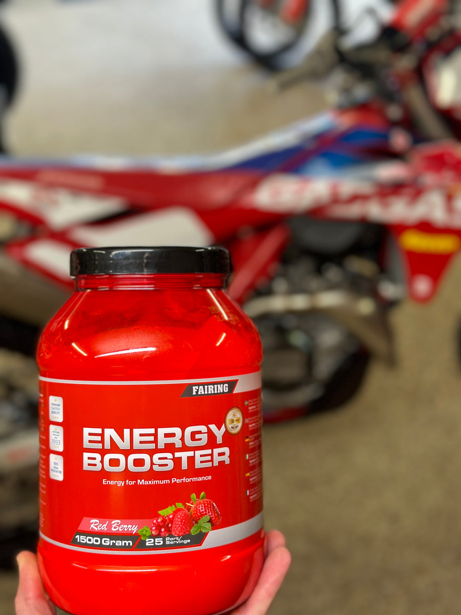 Fairing ENERGY BOOSTER red berry – shop.enduroskola.se